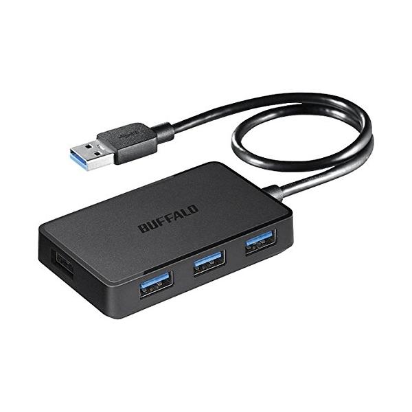 ・ブラック  BSH4U300U3BK・・Color:ブラック・【対応機器】USB 3.2（Gen 1）/3.1（Gen 1）/3.0 Type-A搭載のWindowsパソコン、MacおよびChromebook、ゲーム機、タブレット・■マグ...