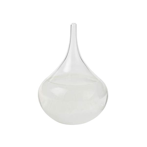 ストームグラス・クリア しずく 333-401・サイズ:11(h)×φ8cm・材質:ホウケイ酸ガラス.水.エタノール.天然樟脳他・重量:195g・原産国:中国