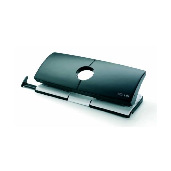 ・  025-0469・穴あけ可能枚数　25枚・・穴間隔　８０ｍｍ　穴奥行１１ｍｍ　穴径６ｍｍ・・本体サイズW×D×H　262×110×86mm　重量1200ｇ・・用紙ガイド付き・・ロック機能付き