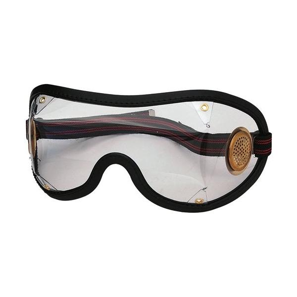 ジョッキー型・クリア  NO.1300・・Style:ジョッキー型・フレーム材質:合成レザーバイヤステープ巻・レンズ色:透明・タイプ:ジョッキー型・くもり止め加工レンズ使用・日本製