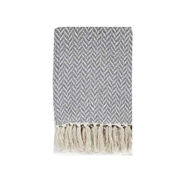 シンプル・GY W140×H200cm I04-5383・厚くてしっかりしたスローケット