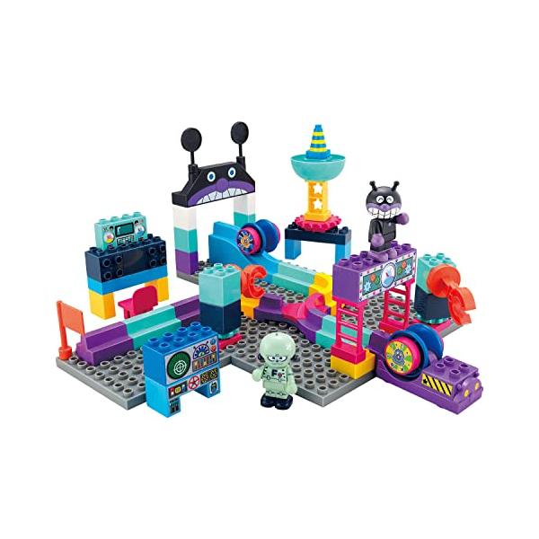 B)ころころはっしん!バイキンメカこうじょう・マルチカラー ワンサイズ ・・Style:B)ころころはっしん!バイキンメカこうじょう・「ブロックラボ」から新シリーズ「アンパンマンころころブロック」が登場！ ブロックを組んで、ころがしパーツを...