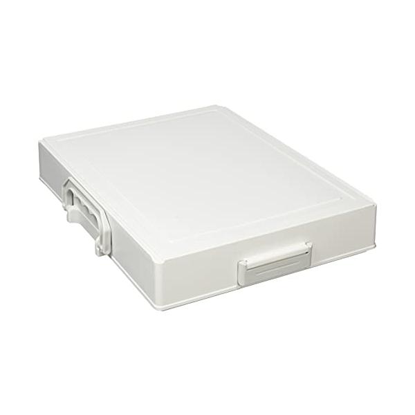 ・ホワイト  BX009WH・・Color:ホワイト・【ミラガク】GIGAスクール構想に対応した、こどもの未来のための学習をサポートするシリーズ・【特徴】A4サイズもすっぽり入る、2段トレーにできて省スペースなお道具箱・【仕様】持ち手付きで...