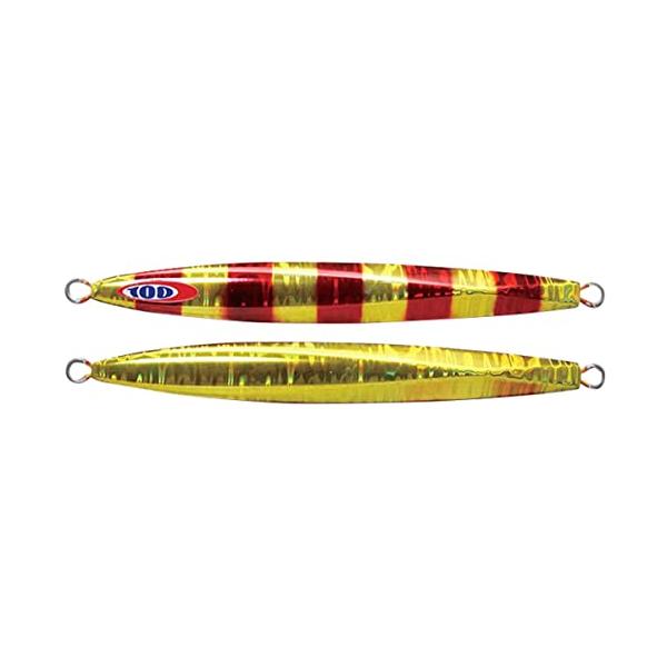 シンプル・レッドゴールドストライプ 160g 4525807119916・主な対応魚種:タチウオ・重量:160g・カラー: レッドゴールドストライプ・ウェイトを目玉に大きく表示。ジグのローテーションを快適に行うことが可能です。・テール重心設...