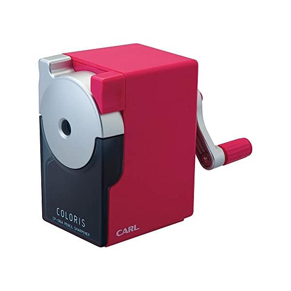 ・ピンク  CP-100A-P・・Color:ピンク・鮮やかなカラーで、シャープな切れ味を実現した鉛筆削り。コンパクトサイズの為、省スペースで使用可能。・【対応鉛筆】通常鉛筆(8mm)・【機能】鉛筆が削り上がると、ハンドルが軽くなるムダ削り...