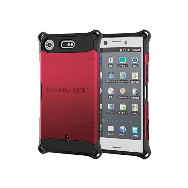 002_Xperia XZ1 Compact [ SO-02K ]・レッド  PD-SO02KZERORD・【対応機種】Xperia XZ1 Compact / SO-02K(docomo)・全方向の衝撃からXperia (TM) XZ1 ...