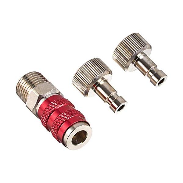 ・  HT246・エアブラシの取付け・取り外しがワンタッチ!・プラグが2個付属しますので、本製品1個で2台分のエアブラシに対応。