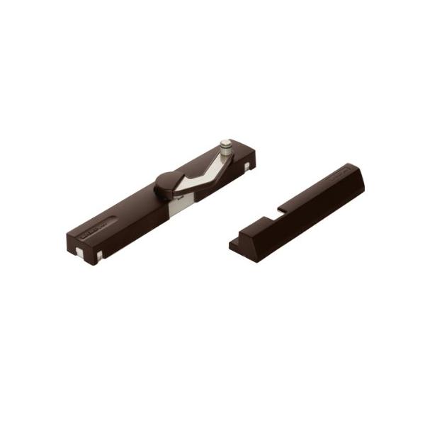 ・ブラウン  LDD-S-R DBR・材質:鋼、亜鉛合金(ZDC)、ABS樹脂・仕上/色:亜鉛めっき・カバー色:ダークブラウン・仕様:右吊元用・対応ドア幅:900以下