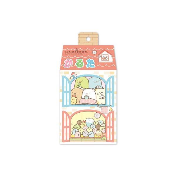 ・  400965・・PatternName:単品・セット内容:読み札...45枚、絵札...45枚、窓飾り札...2枚 パッケージの窓からは中身の札(窓飾り札)のすみっコたちが見えます。 (c)2017 San-X Co.  Ltd. A...