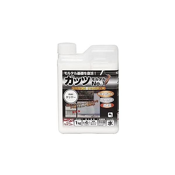 ・クリヤー 1kg HYR0051K・・Size:1kgColor:クリヤー・色:クリヤー・内容量:1kg・塗面積(1回塗り):約4m2(基礎部高さ40cmで約10m)・乾燥時間:(夏)約1時間・(冬)約2時間