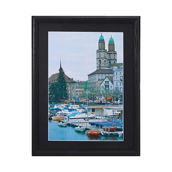 1枚・ブラック ワイド4切 407482・・Color:ブラックSize:ワイド4切Style:1枚・前面板には透明PET板(厚さ0.4mm)を採用。軽量で、破損を防ぐことができます。・木製・厚手Vカットマット台紙(厚さ1.0mm)・額縁外...