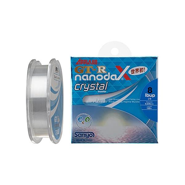 8lb・クリスタルクリアー 8lb ・・Style:8lb・主な対応魚種:全魚種対応・素材:ナノダックス・全長:100m / 強度:8lb・カラー:クリスタルクリアー