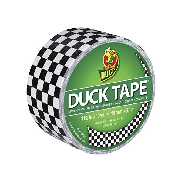 ・Uniquely designed  280410・・Color:Uniquely designed・Checker Duck Tape・Birthday Party Supplies・Includes (1) roll of duck ...