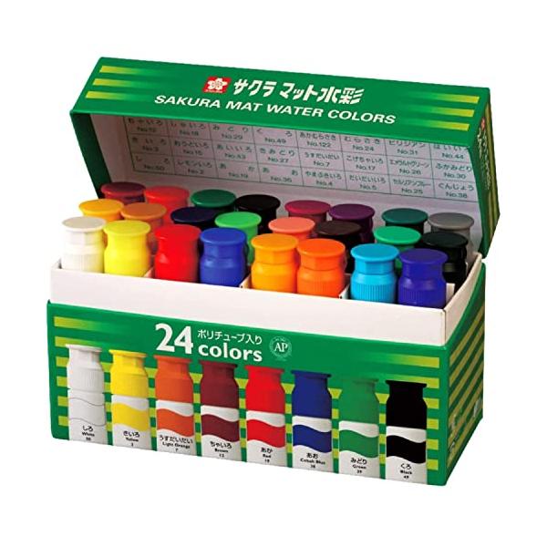 24色セット/24個/MW24PE・Color:24色セットPatternName:単品・パッケージ個数:1・【セット色】24色セット・【特長1】粒子が細かく練りが均一なのでのびがよく、混色・重色も容易で変退色もしにくい・【特長2】かんたん...