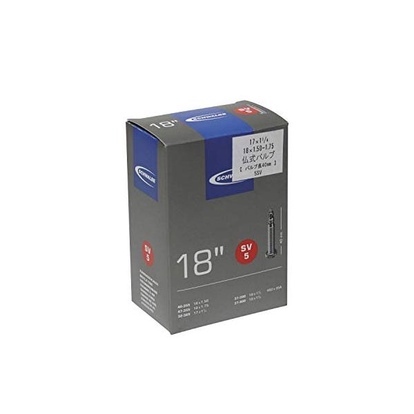 ・18×1.50-1.75、17×1-1/4、他 仏式バルブ Cicli Bonin_012533・品番:5SV・対応サイズ:18×1.50/1.75、17×11/4・バルブ形式 : 仏式・バルブ長 : 40mm・重量 : 95g