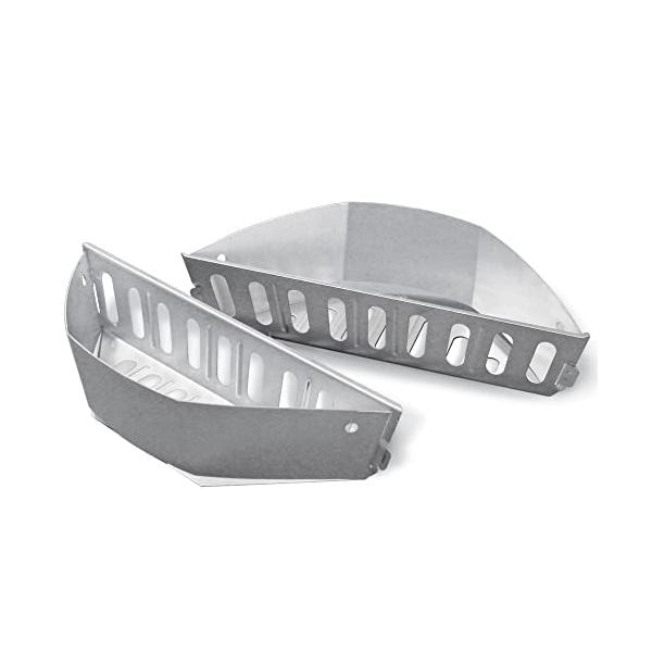 シルバー/ＦＦ/7403・PatternName:単品・パッケージ個数:1・簡単に間接調理を楽しめます。・バスケット2つセット。・47cmおよび57cmのウェーバーチャコールグリルに対応。・【日本正規品 2年】・対象シーズン: 春夏