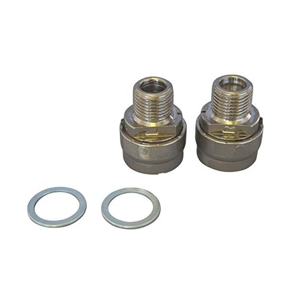 Ezy-sペダル用ペアアダプターシルバー/ワンサイズ/YD-43・パッケージ個数:1・原産国:日本・材質:スチール・重量:90g(ペア)・左右セット・※商品のカラーはディスプレイの種類等により、実物と異なって見える場合がございます(br) ...