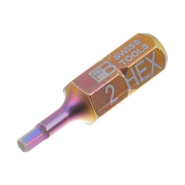 ・ 2mm PB SWISS TOOLS・全長(mm)：25 対辺(mm)：2 差込角：1/4インチ(6.3mm)hex 刃先：[[(+)]]0 差込角：1/4インチ(6.3mm)hex 刃先：［［＋］］0・シャンク径：6.35mm