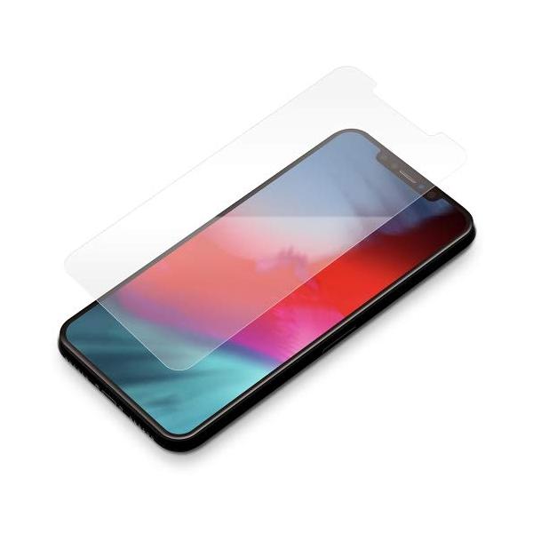 ・画像鮮明  PG-18ZHD01・画像が鮮明に見える高光沢フィルムが特長のiPhone XS Max用の液晶保護フィルム