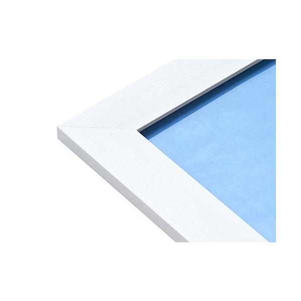 UVカット・ホワイト 38×53cm NTP054H・・Color:ホワイトSize:38×53cm・パズル対応サイズ：53×38cm(5-B)・フラットな平面フレームが美しく柄を引き立てます・パズルが色褪せにくいUVカット採用(透明カバー...