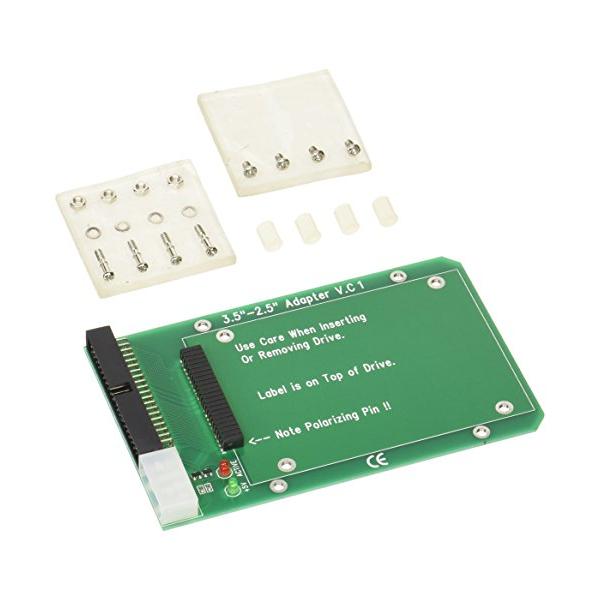 ・グリーン  IDE-25A35AF・端子 : IDE 44ピン(メス) - IDE 40ピン(オス)