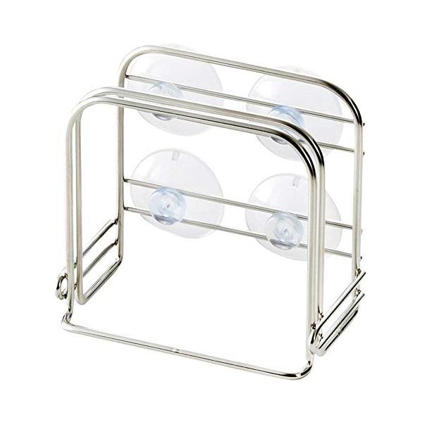 ・シルバー Pack 1 DR-5411・・Size:Pack 1・サイズ:63×110×100mm・本体重量:124g・素材・材質:本体/18-8ステンレススチール、吸盤/塩化ビニル樹脂・原産国:中国