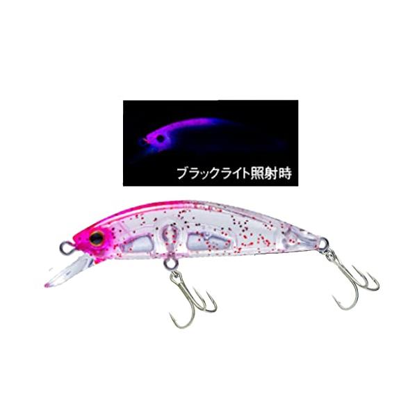 50mm・KPRG(ケイピンクレッドグリッター) 50mm F1200-KPRG・・Color:KPRG(ケイピンクレッドグリッター)・Size: 50mm・Weight: 6g・Ring#: 1・Hook#: 12・Distance: M...