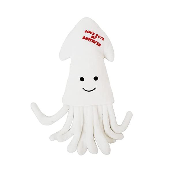 ・白 24cm 31461・・Color:白Size:24cm・音が鳴るイカのぬいぐるみ型ペットトイ・イカの10本の足は、犬だけでなく、ネコちゃんやフェレットも大喜びです。・イカはカシャカシャ、キュッキュッと音がなります。・A stuffe...