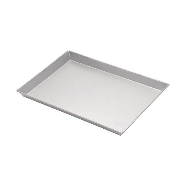 ・シルバー 6枚取深型 WTV01001・・Size:6枚取深型・サイズ:幅×奥行×高さ(外寸mm)540×390×40・本体重量(g):1600・材質:鉄アルミメッキ・生産国:日本・幅×奥行(内寸mm)495×345