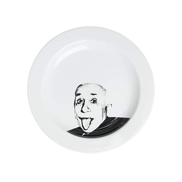 アインシュタインホワイト/ワンサイズ/SAN2208-2・Style:アインシュタイン・パッケージ個数:1・サイズ:約直径23.5×高さ2.5cm・重量:約470g・素材:磁器・原産国:日本