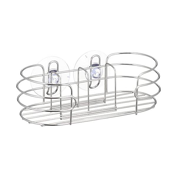 ・ステンレス 19.6×9.7×8cm(外寸) SUI-6067・・PatternName:コンパクトラック・サイズ:19.6×9.7×8cm・本体:ステンレス鋼、吸盤:塩化ビニル樹脂・生産国:中国