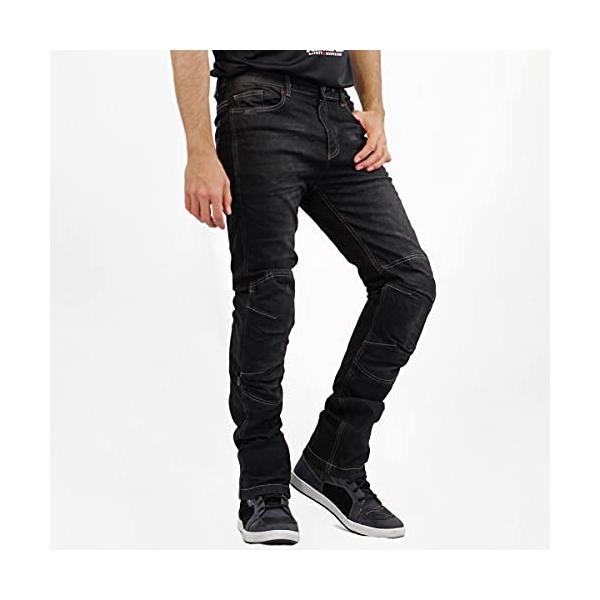 メンズブラック/M/07-925・Color:ブラックSize:MStyle:メンズ・・保温機能付きライディングジーンズ ・着脱可能なフリースライナー付属 ・レギュラーフィットパターン ・ストレッチデニム使用 ・乗車姿勢を取りやすい立体パタ...