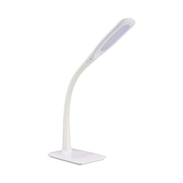 ・ホワイト 幅120×高さ320×奥行340mm DS-LS16MUGH-W・・Color:ホワイト・タッチ式センサーで点灯/消灯/調光の切り換えができます・フレキシブルアーム・デスクワーク、読書、ベッドサイドライト・全光束：約460ルーメ...