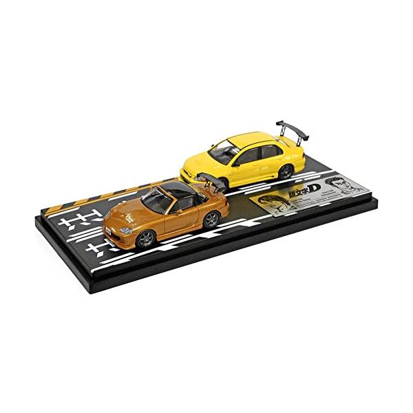 ・なし  MD64206・モデラーズ頭文字Dミニチュアカーシリーズに、1/64スケールダイキャストモデルが加わります。第6弾は、大宮智史ロードスター (NB8C) &amp; 小早川ランサーエボリューションVIIの2台セットです。劇中に登場...