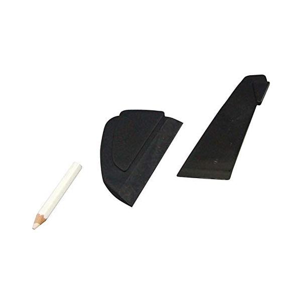 ・ブラック 26.29 x 8.51 x 1.6 cm DF-S06・・PatternName:フィルム用ヘラセット DF-S06・仕様:フィルムの型取りに便利なダマート、水切り・気泡抜き・シワ伸ばしに必要なスキージ、フィルムのコーナー止め...