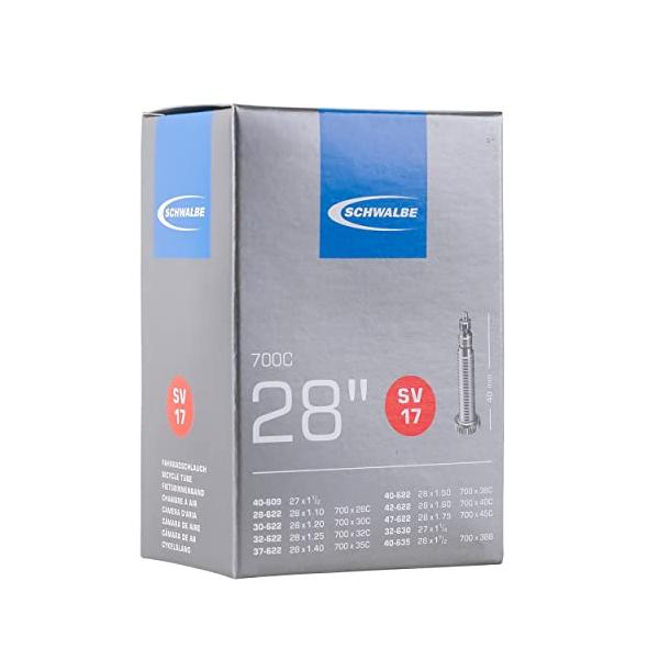 ・ バルブ長:40mm 10429343・品番:17SV・対応サイズ:700×28/45C・バルブ形式 : 仏式・バルブ長:40mm・重量:150g (カタログ値)