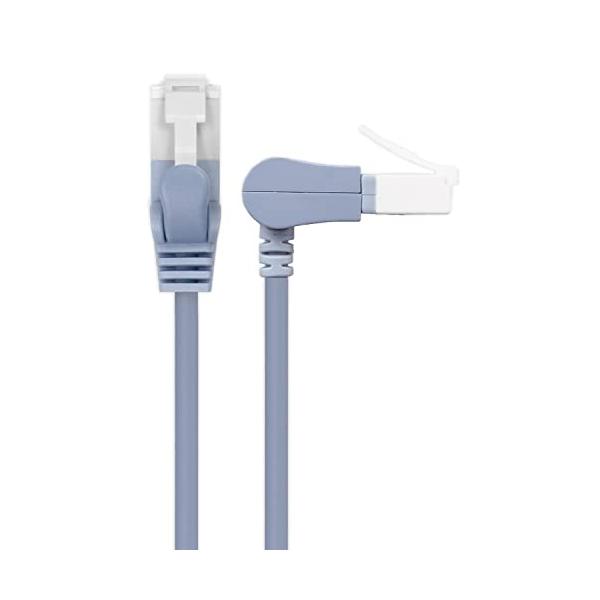 縦スイング(片側)ブルー/1m/LD-GPATSV/BU10・Size:1mStyle:縦スイング(片側)・パッケージ個数:1・周波数帯域500MHzをする10ギガビット・イーサネットに対応した、Cat6A準拠LANケーブルの垂直方向スイン...