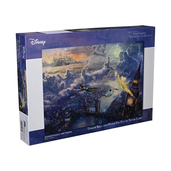 1000ピース・スペシャルアートコレクション  D-1000-031・・Color:スペシャルアートコレクションStyle:1000ピースPatternName:単品・Disney.Tinker Bell and Peter Pan Fly...