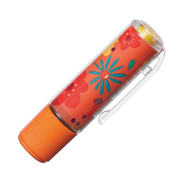 フラワー柄/オレンジ/直径17.7×高さ44.5mm/XL-9PKC/H-FL2・Color:フラワー柄/オレンジPatternName:単品・パッケージ個数:1・仕様シャチハタネーム9専用着せ替えパーツ(ネーム9は別売り)・内容ホルダー+...