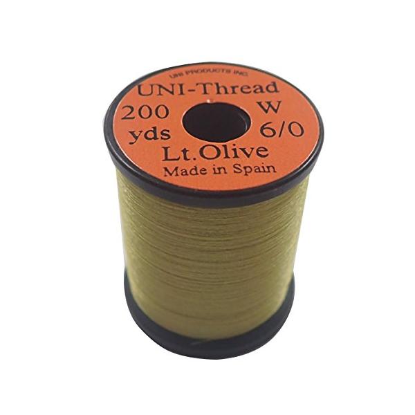 ・ライトオリーブ 200ヤード UNI6E212・・Color:ライトオリーブ・フライフィッシング マテリアル・太さ:6/0 / サイズ:200ヤード・カラー:ライトオリーブ・1ヶ入り