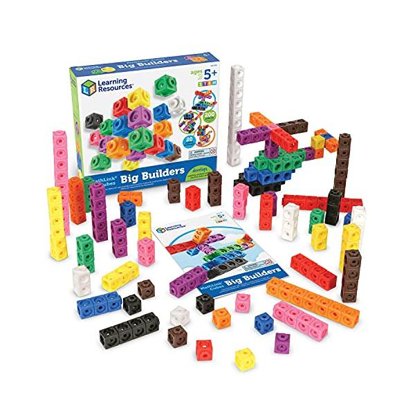 算数おもちゃ 200個入り・マルチカラー  LER9291・・Style:算数おもちゃ 200個入りPatternName:単品・世界100カ国以上で愛されるラーニング リソーシズ (Learning Resources) のキューブ型ブロ...