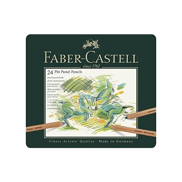 24色(缶入)・アソート 24色セット F112124・・Size:24色セット・内容：色鉛筆24本・原産国：ドイツ・素材：木、顔料