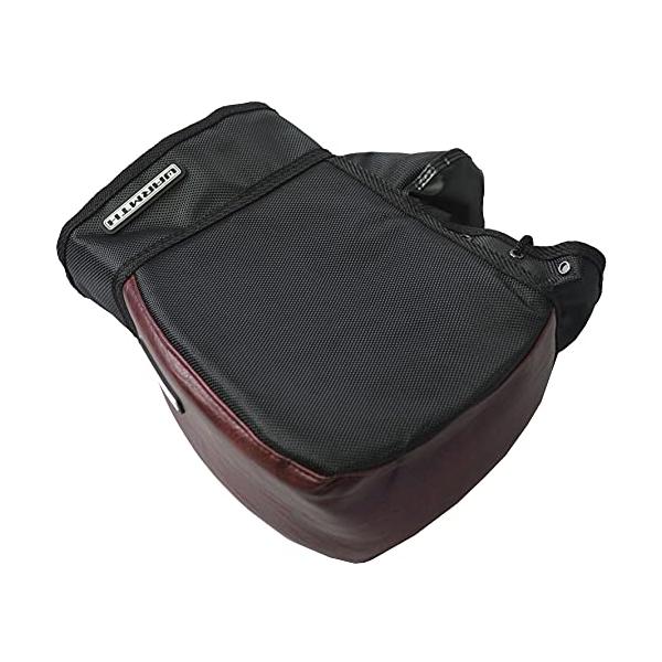 ・マルーン  KS270B・・Color:マルーン・カラー：マルーン・サイズ：フリーサイズ (汎用)・防水生地・部分止水テープ処理・上面内部にボアを装着・差し込んでミラーに縛るだけの簡単装着