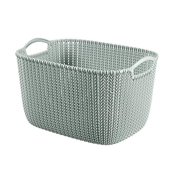 スクエア19L・ブルー 19L CV-101・・Color:ブルーStyle:スクエア19L・商品仕様サイズ：幅40×奥行28×高さ23cm、素材：ポリプロピレン、容量：19L、ポーランド製・手編みのニットのような風合いぬくもりを感じる手編...