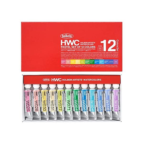 ・12色パステルカラー 5ml(2号) W452・素材顔料、アラビアゴム・容量：5ml・原産国:日本・パステルカラー
