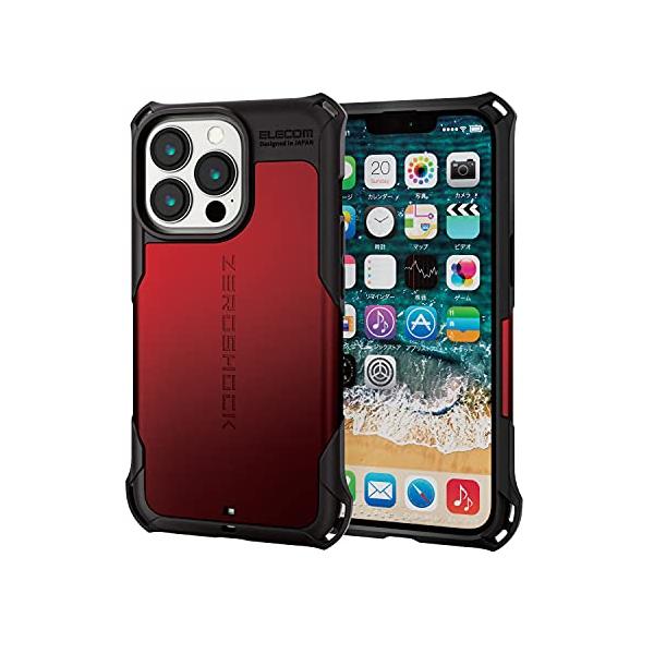 iPhone 13 Proレッド/iPhone 13 Pro/PM-A21CZERORD・パッケージ個数:1・6つの衝撃吸収構造で機器本体を衝撃から守るiPhone 13 Pro用ZEROSHOCKケースです。・最も大きな衝撃が予想される四...