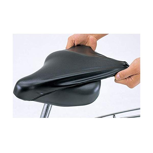 ・ブラック サドル幅約29cm〜約35cm　サドル長約29cm〜約31cm 11644・・Color:ブラック・適応サイズ:(約)サドル幅/29-34cm、サドル長さ29-31cm(軽快車用)・重量:(約)35g・素材:表/ポリウレタン、裏...