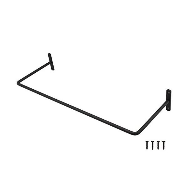 マルチバーM・ブラック 1個入り 58652・・Size:1個入りStyle:マルチバーMColor:ブラック・アンティーク調フック・材質:鉄・サイズ:436x156x65mm・本体耐荷重:5kg