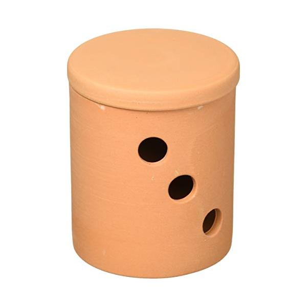 茶/S/RYO1101・Size:S・パッケージ個数:1・サイズ:S・サイズ:外径×高さ(mm):80×100・内径×深さ(mm):69×80・材質:陶器・吸湿性があるため、容器内を適温・適湿に保ち、長時間保存できます。