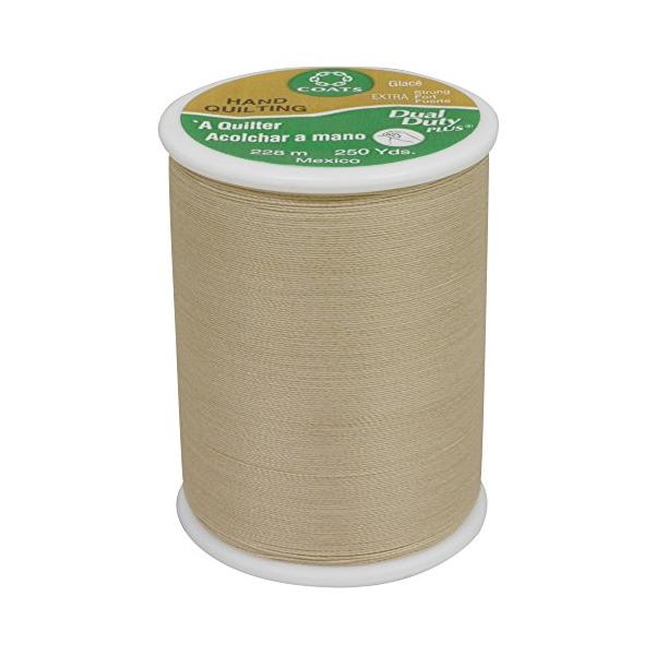 col.17/-/01-0080・Color:col.17・品質表示:ポリエステル68%・綿32%・番手:40番・糸長:228m・使用針:キルティング針9~12・用途:ハンドキルト、厚手の縫製やステッチ、ギャザー